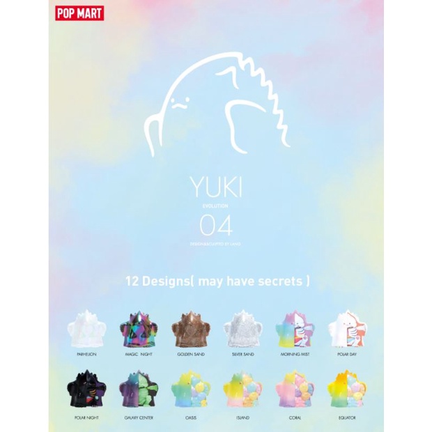 Popmart Yuki 4 Evolution Series (POP MART) | Shopee Thailand