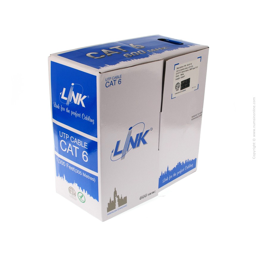 สายแลน LINK CAT-6 US-9116 (305 เมตร) | Shopee Thailand