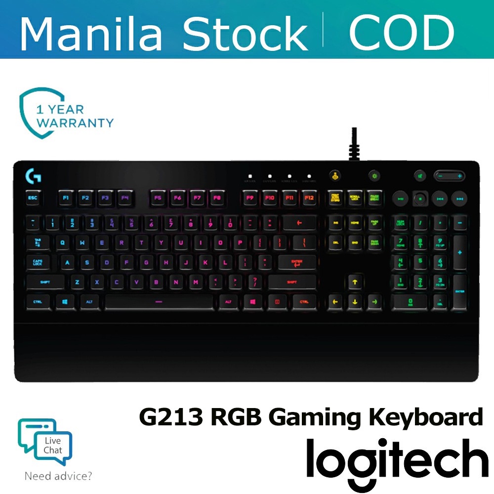 【PH STPCK】Original Logitech G213 & G102 Prodigy RGB Gaming Keyboard ...
