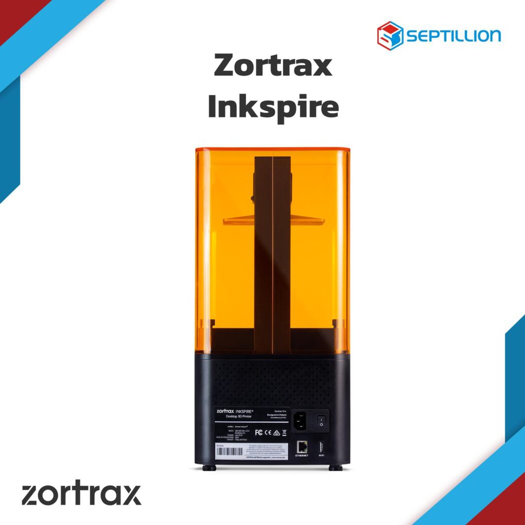 Septillion Zortrax Inkspire 3D Printer/เครื่องพิมพ์ 3 มิติเรซิ่น ...