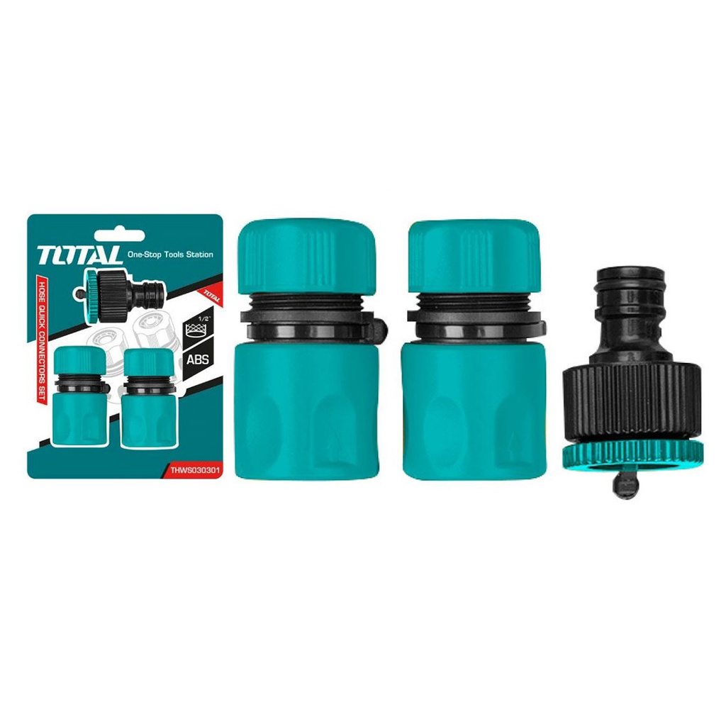 ชุดข้อต่อปืนฉีดน้ำ 3 ตัว Total รุ่น THWS030301 | Shopee Thailand
