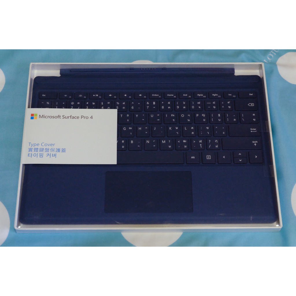 Type Cover Microsoft Surface Pro 4 (Blue) | Shopee Thailand