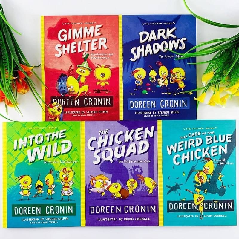 The Chicken Squad Series เซต 5 เล่ม (Chapter Book) หนังสือภาษาอังกฤษ ...