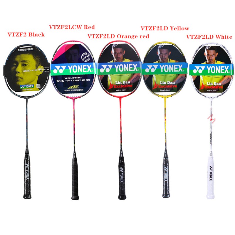 YONEX Original VOLTRIC VTZF2 VTZF2LCW VTZF2LD ไม้แบดมินตันสีดํา 100% ...