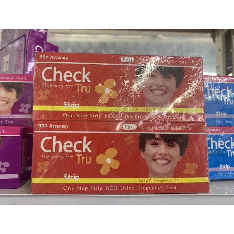 Check Tru ชุดทดสอบ การตั้งครรภ์ แบบจุ่ม Pregnancy test มี 4 สี เลือกสี ...