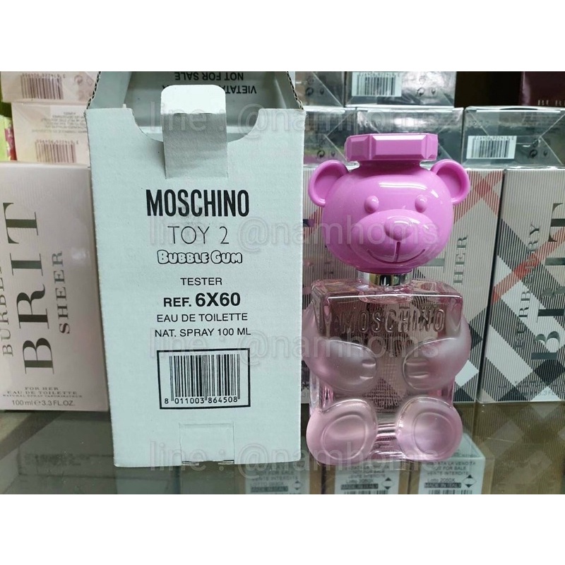 Moschino toy 2 bubble gum edt 100ml tester | Shopee Thailand