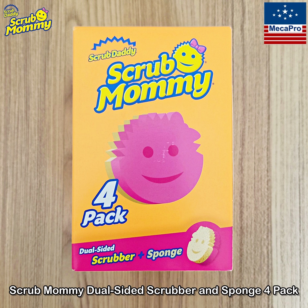 Scrub Daddy® Scrub Mommy® Dual-Sided Scrubber and Sponge ฟองน้ำอเนก ...