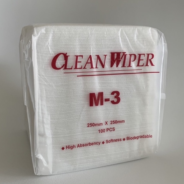 Cleanroom wiper M3 ผ้าเช็ดทำความสะอาดในห้องคลีนรูม เช็ดไร้ฝุ่น | Shopee ...