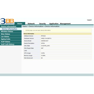 Router 3BB Fiber Home | Shopee Thailand