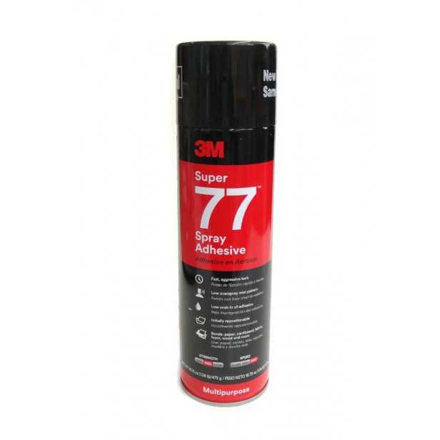 3M 77 Super Spray Adhesive กาวสเปรย์ ขนาดบรรจุ 24 oz. | Shopee Thailand