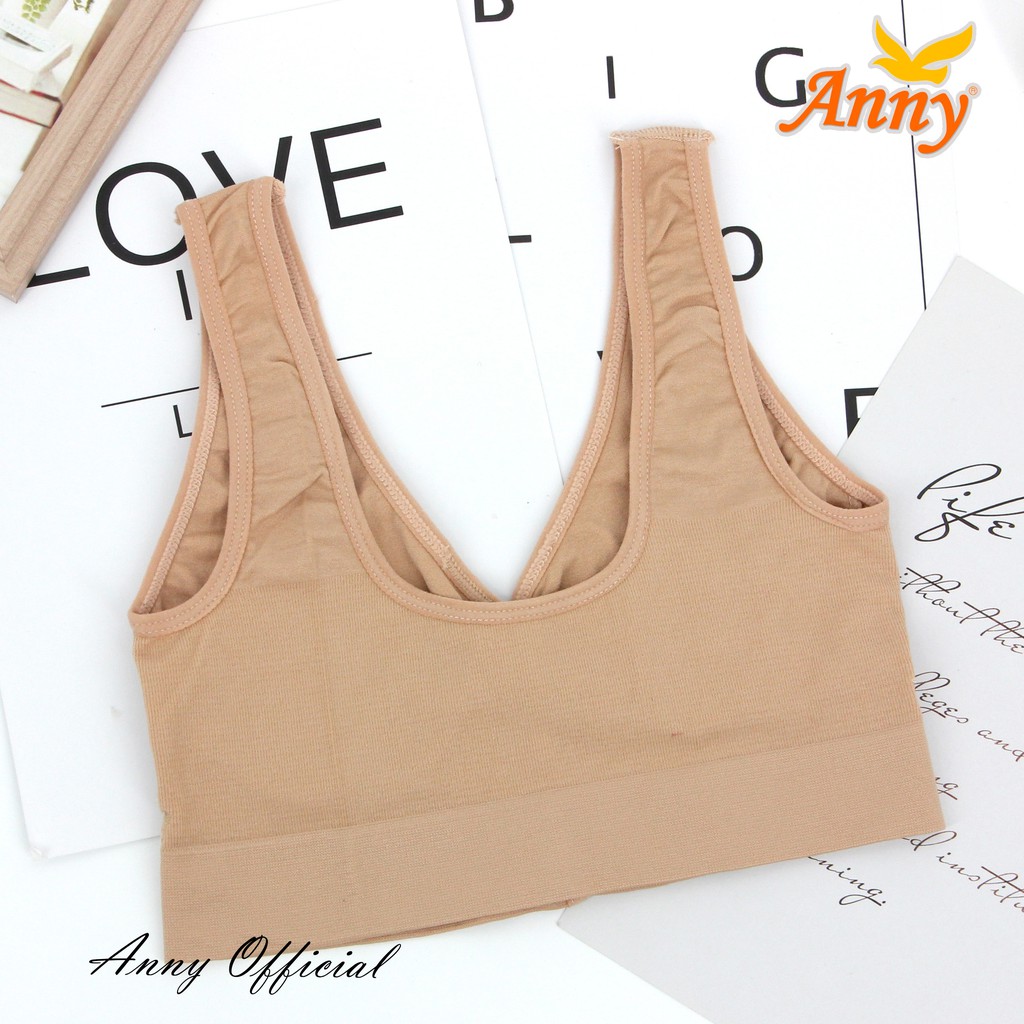 ชุดชั้นใน Anny รุ่นE03/E02 เสื้อใน กระดุมหน้าทรงเสื้อกล้าม ฟองน้ำเสริมถอดได้ บราไร้โครง เนื้อผ้า ...