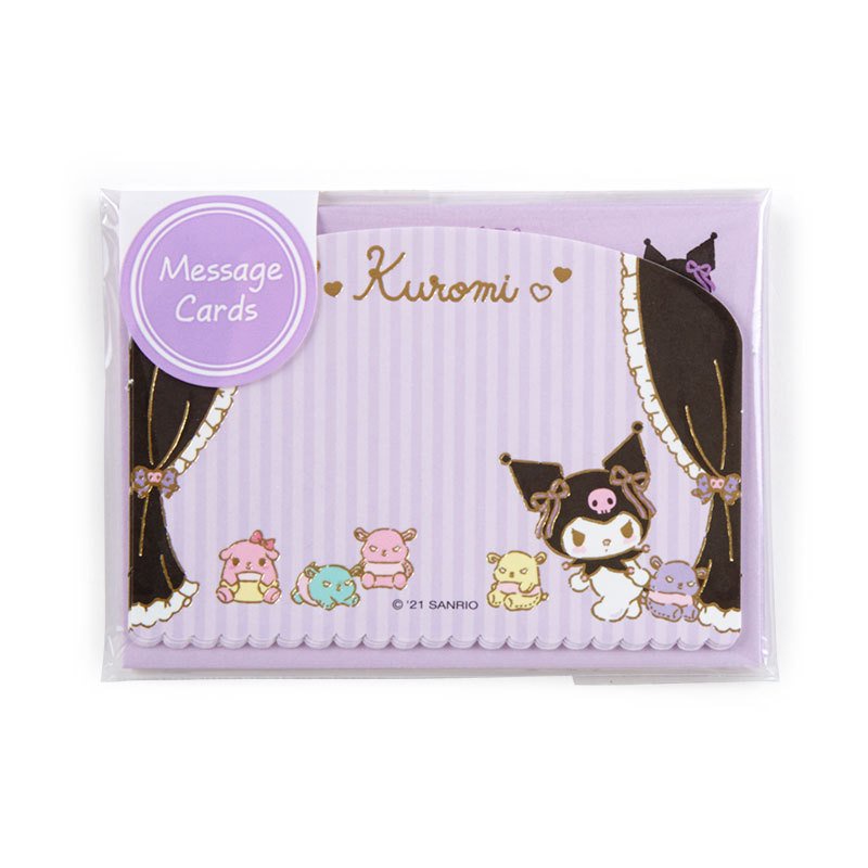 card pack kuromi การ์ดน่ารัก พร้อมซองและสติ๊กเกอร์ ku ประมาณ 9 x 0.4 x ...