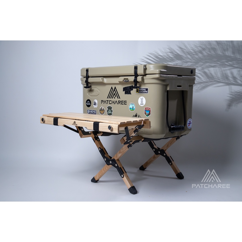 ขากระติก Camping Patcharee Cooler Stand (สีไม้ธรรมชาติ) | Shopee Thailand