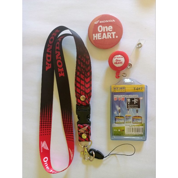 ใหม่ HONDA ONE HEART Strap ID CARD LANYARD PRINTING Unit | Shopee Thailand