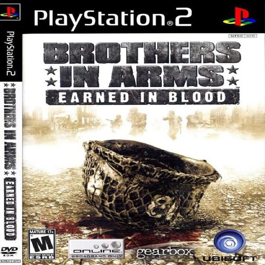 แผ่นเกมส์ PS2 (คุณภาพ) (ส่งไว) Brothers_in_Arms_Earned_in_Blood (USA ...