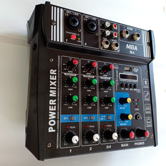 POWER MIXER MBA :M4 BLUETOOTH | Shopee Thailand