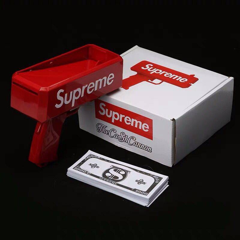 Supreme spray gun hand grab money grab pouring money bills vibrato net ...