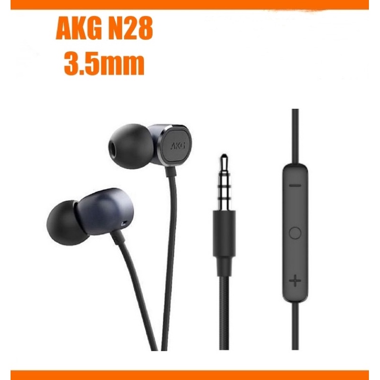 AKG N28 หูฟังอินเอียร์ ของแท้100% 3.5mm พร้อมใมค์ | Shopee Thailand