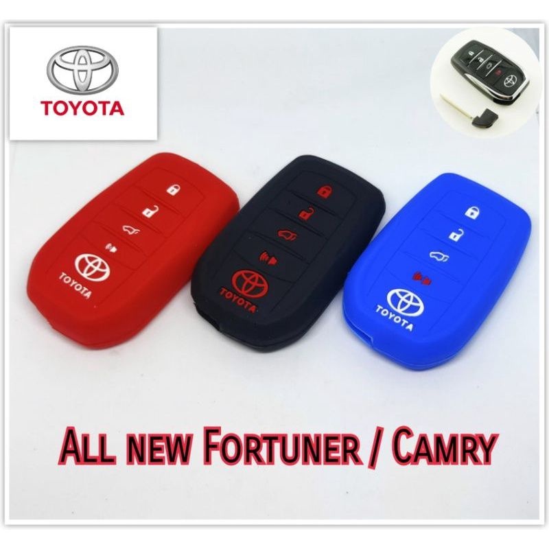 ซิลิโคนกุญแจรถยนต์ TOYOTA รุ่น All new Fortuner / Camry ( Smart Key 4 ...