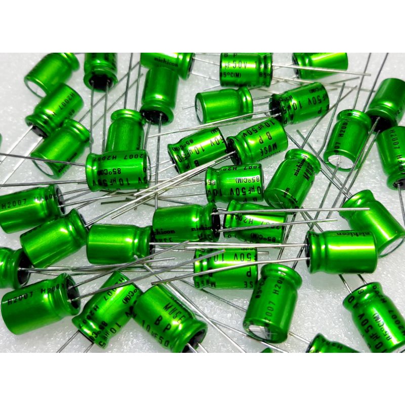 Nichicon MUSE ES BP 10uf 50v Bipolar Capacitor bipolar bp คาปาซิเตอร์ ...