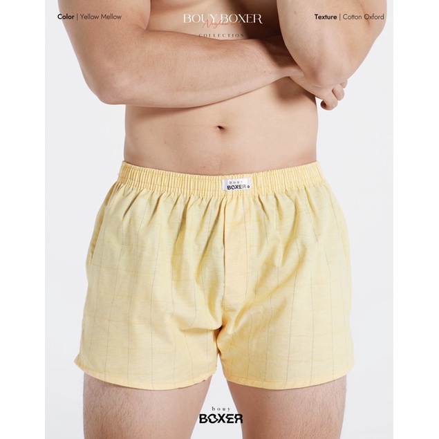 bouy BOXER บ็อกเซอร์ สี Yellow Mellow #bouyboxer | Shopee Thailand