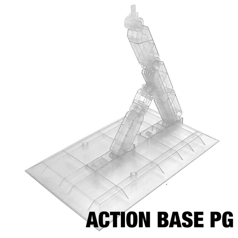 ⬛️⬜️ฐานตั้งกันดั้มสำหรับ PG Gundam ACTION BASE PG 1/60 มี 4 สี ดำ/ขาว ...