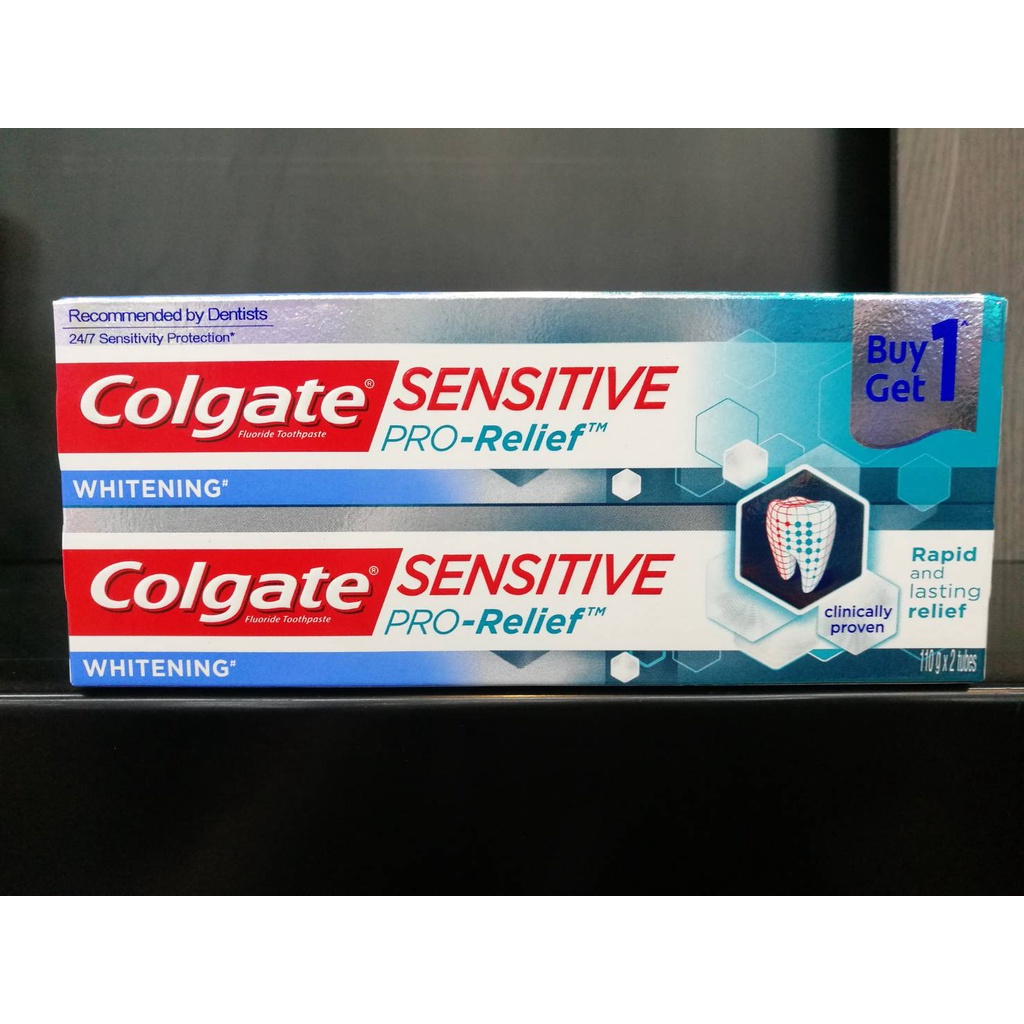 ซื้อ 1 แถม 1! Colgate SENSITIVE PRO-RELIEF (110g.X2) คอลเกต เซนซิทีฟ ...
