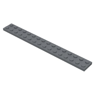 Lego part (ชิ้นส่วนเลโก้) No.4282 Plate 2 x 16 | Shopee Thailand