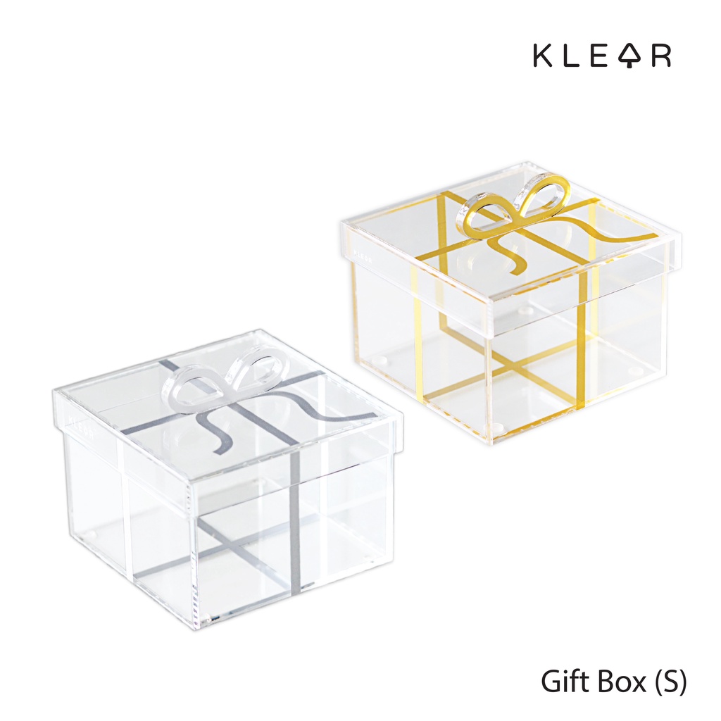 KlearObject Gift Box (S) กล่องใส่ของขวัญ กล่องใส่เครื่องประดับ กล่องเก็บของอะคริลิค | Shopee ...