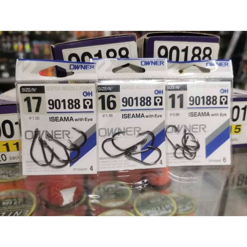 เบ็ด Owner Iseama 90188 | Shopee Thailand