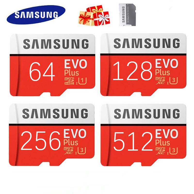 ~Memory Card EVO Plus Micro SD Card Class 10 Speed 100MB/s TF Card U3 ...
