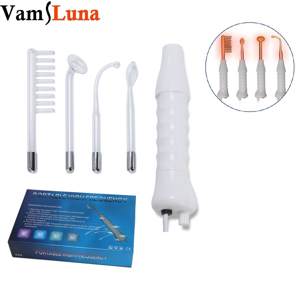 Face high frequency facial skin therapy instrument spot remover massage ...