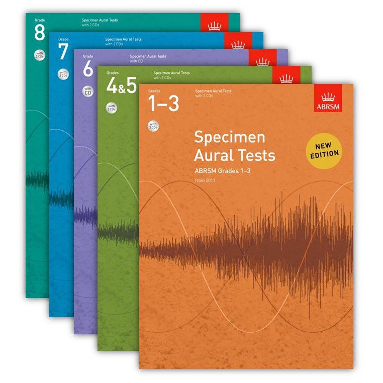 หนังสือสอบ ABRSM Specimen Aural Test Initial - เกรด 8 (Book Only, Book ...