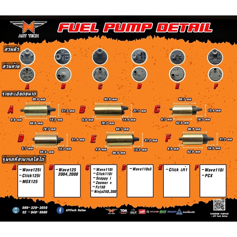 API #มอเตอร์ปั๊มติ๊ก #ปั๊มน้ำมันเชื้อเพลิง Anttech By API แท้ 100% | Shopee Thailand