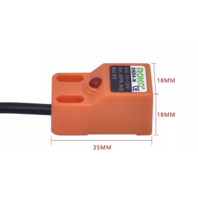 เซ็นเซอร์ ROKO SN04-N 4mm Inductive Proximity Sensor Detection Switch NPN NO DC 10-30V | Shopee ...