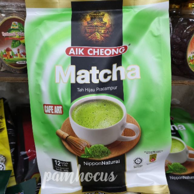 ☕️Lanshock Alk Cheong Matcha 3in1 Green Tea เอ๊กชอง ชาเขียวนำเข้า ...