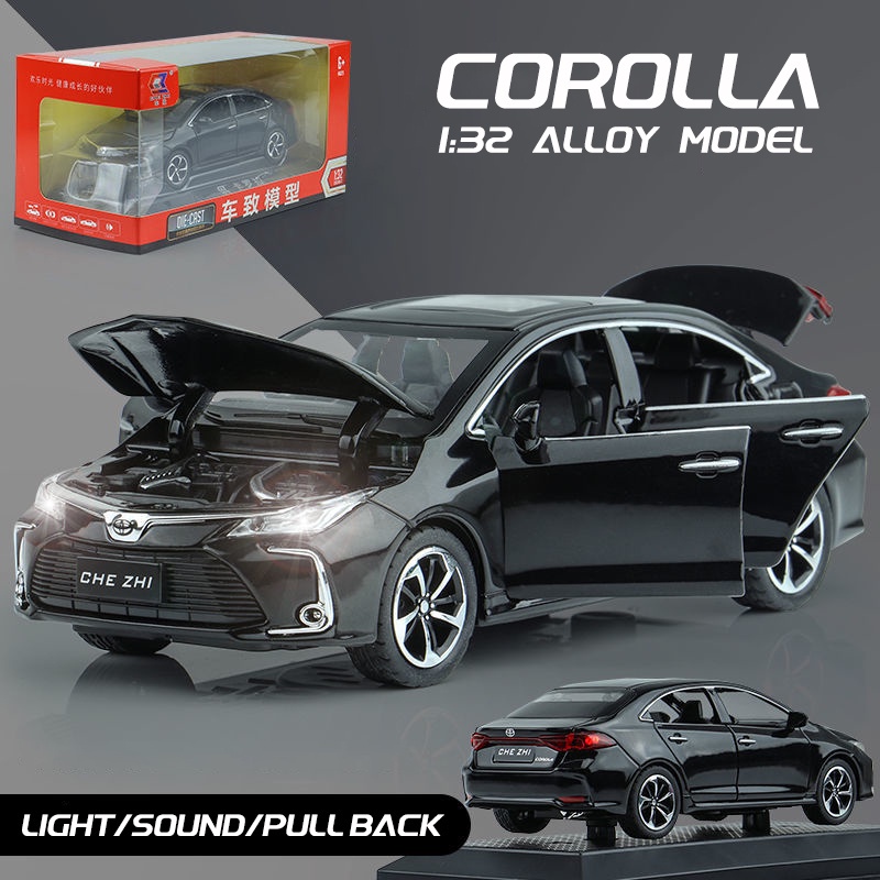 1/32 Toyota Corolla diecast car chezhi Zinc Alloy Model Toys Cars for 3 ...
