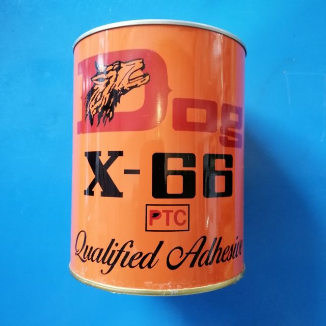 กาวยางเหลืองตราหมา อย่างดี Dog x66 Qualified adhesive ขนาดบรรจุ600มล. ...