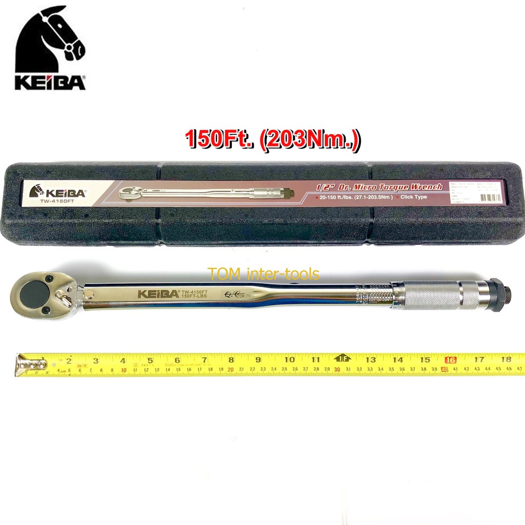 ด้ามปอนด์ KEIBA 1/2" รุ่นTW-4150FT 150 ft./lbs.(203Nm) | Shopee Thailand