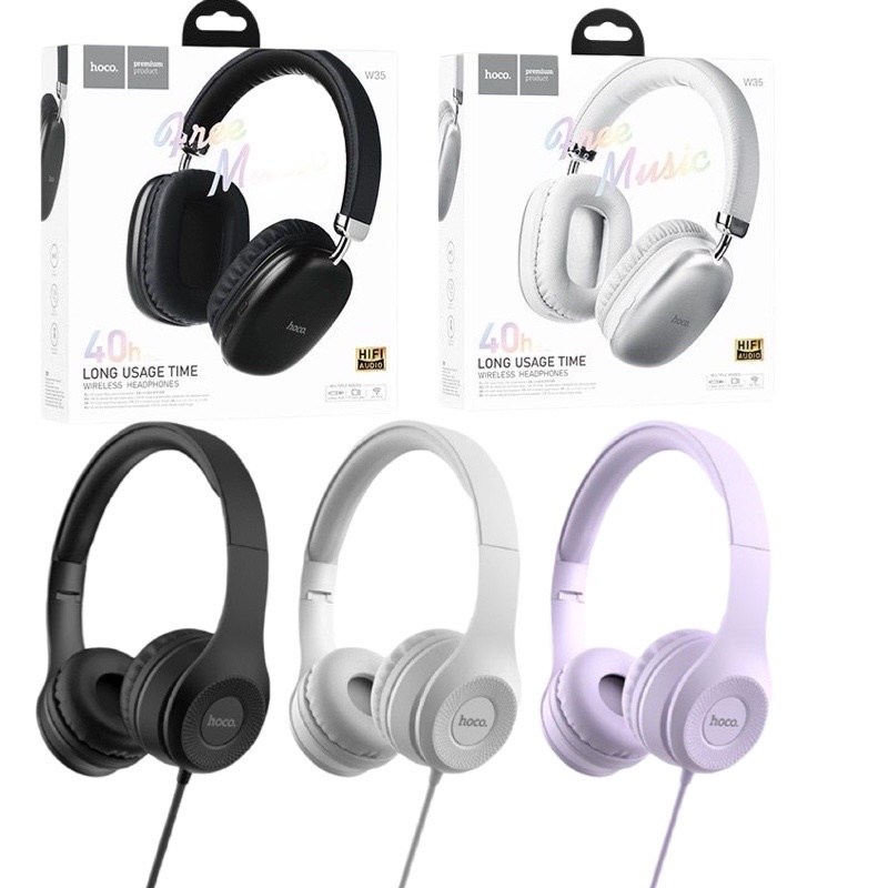 หูฟัง Hoco W21 ของแท้ 100% มีไมโครโฟนใช้กับโน๊ตบุ๊ค มือถือ ได้ หูฟัง ...