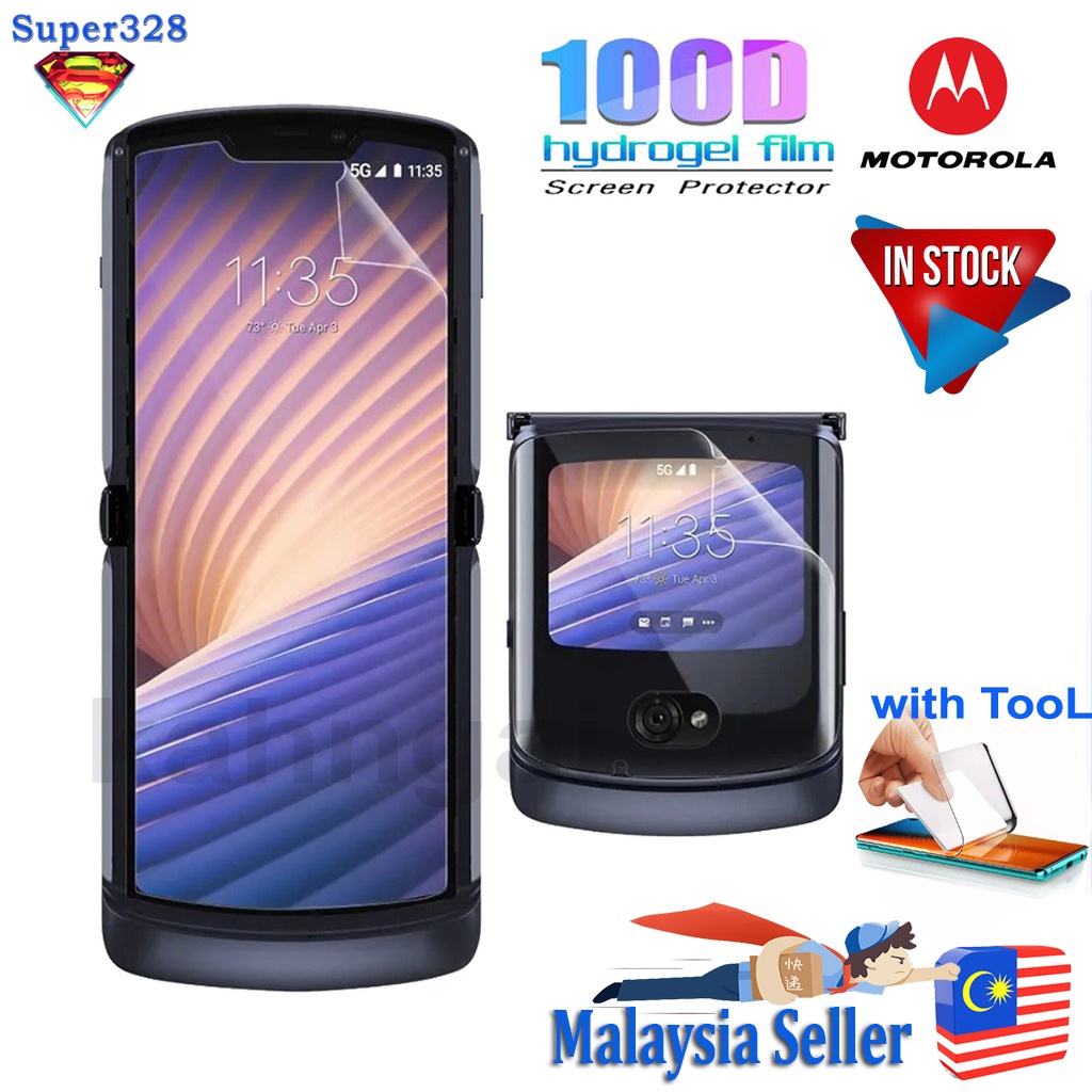 Motorola Razr 50 ultra 40 ultra Razr 5G Razr 2023 2022 2020 2019 Hydrogel TPU ฟิล์มป้องกันหน้าจอ ...