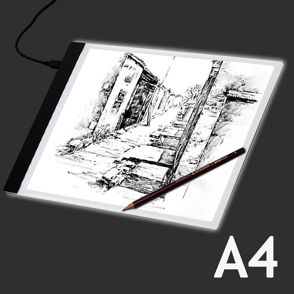 IN STOCK A4 LED Light Box Tracer Ultra-thin USB Powered Tracing Light ...