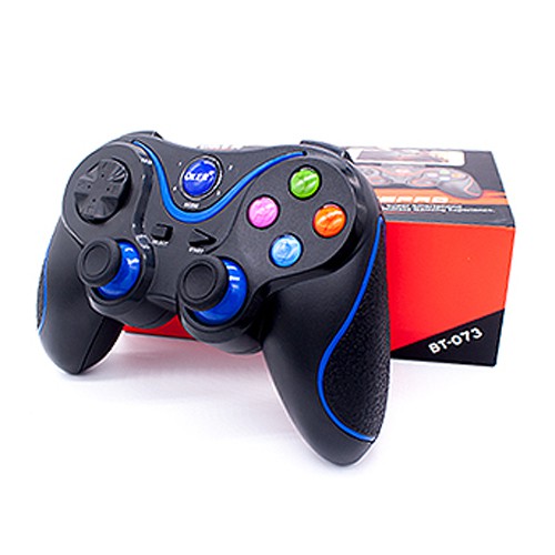 จอยเกมส์ JoyStic Bluetooth Gamepad OKER รุ่น BT-073 จอยบลูทูธสำหรับแอน ...