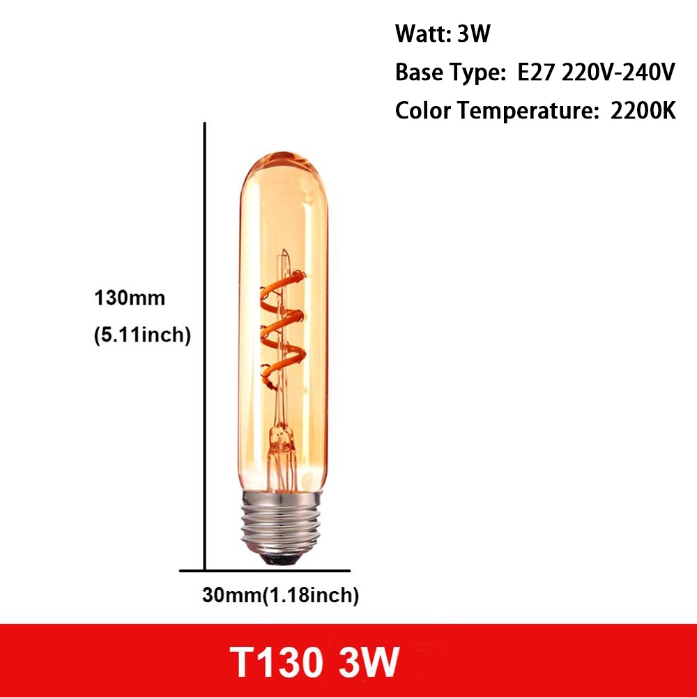 หลอดไฟ LED E27 3W 4W หรี่แสงได้ 220V สีขาวอบอุ่น สไตล์วินเทจ A19 | Shopee Thailand