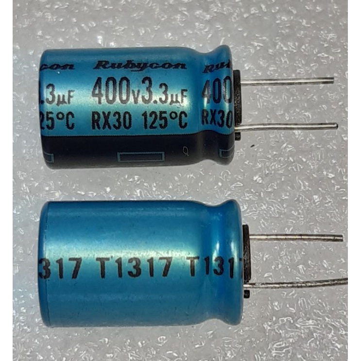 Rubycon RX30 3.3uf 400v 125° (ตัดขา) capacitor ตัวเก็บประจุ คาปาซิเตอร์ ...