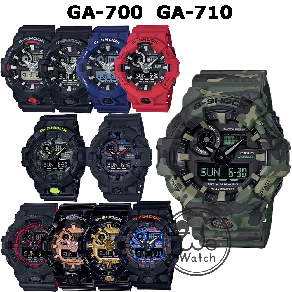 G-SHOCK CASIO ของแท้ 100% รุ่น GA-700 GA-700CM-3A GA-700CT-1ADR GA ...