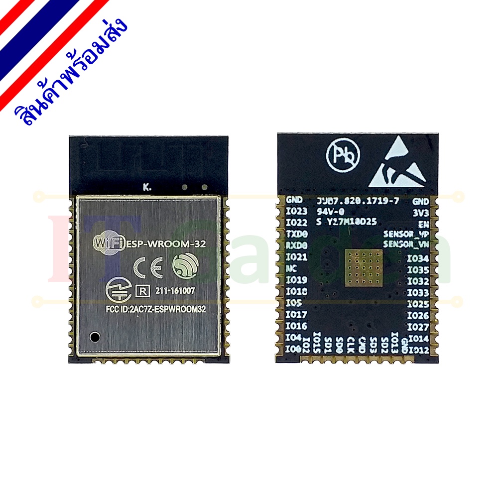 ESP32 ESP32-S / ESP32 WROOM 32D Bluetooth and WIFI Dual Core CPU with ...