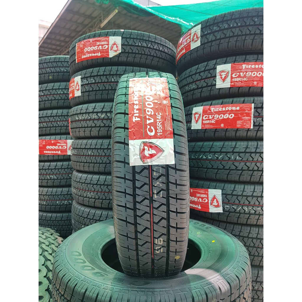 ยาง Firestone 195R14 CV9000 *ปี22* แถมจุ๊บ | Shopee Thailand