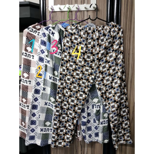 no 021 กางเกงนอน ผ้านาโน นุ่มมาก | Shopee Thailand