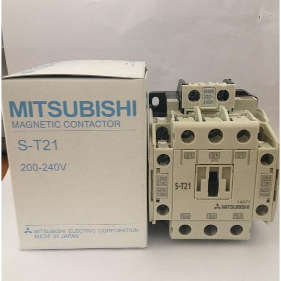 MITSUBISHI S-T21 แมกเนติก คอนแทกเตอร์ ST-21 Magnetic Contactor 220Vac / 380Vac | Shopee Thailand